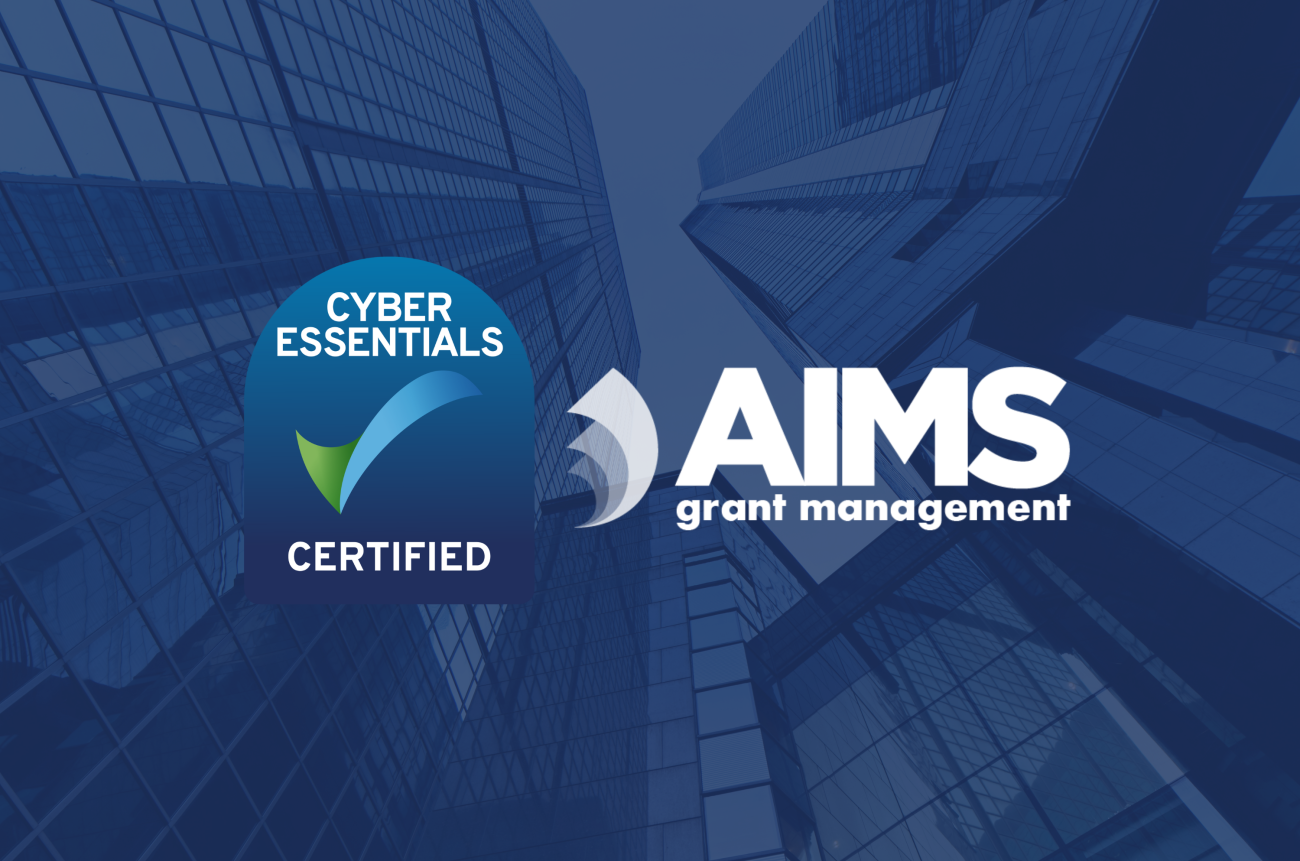 AIMS Software is now Cyber Essentials certified